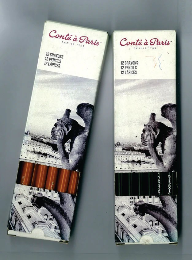 Conte Pencils 7222b 2b Carbon Drawing Drafting Australia