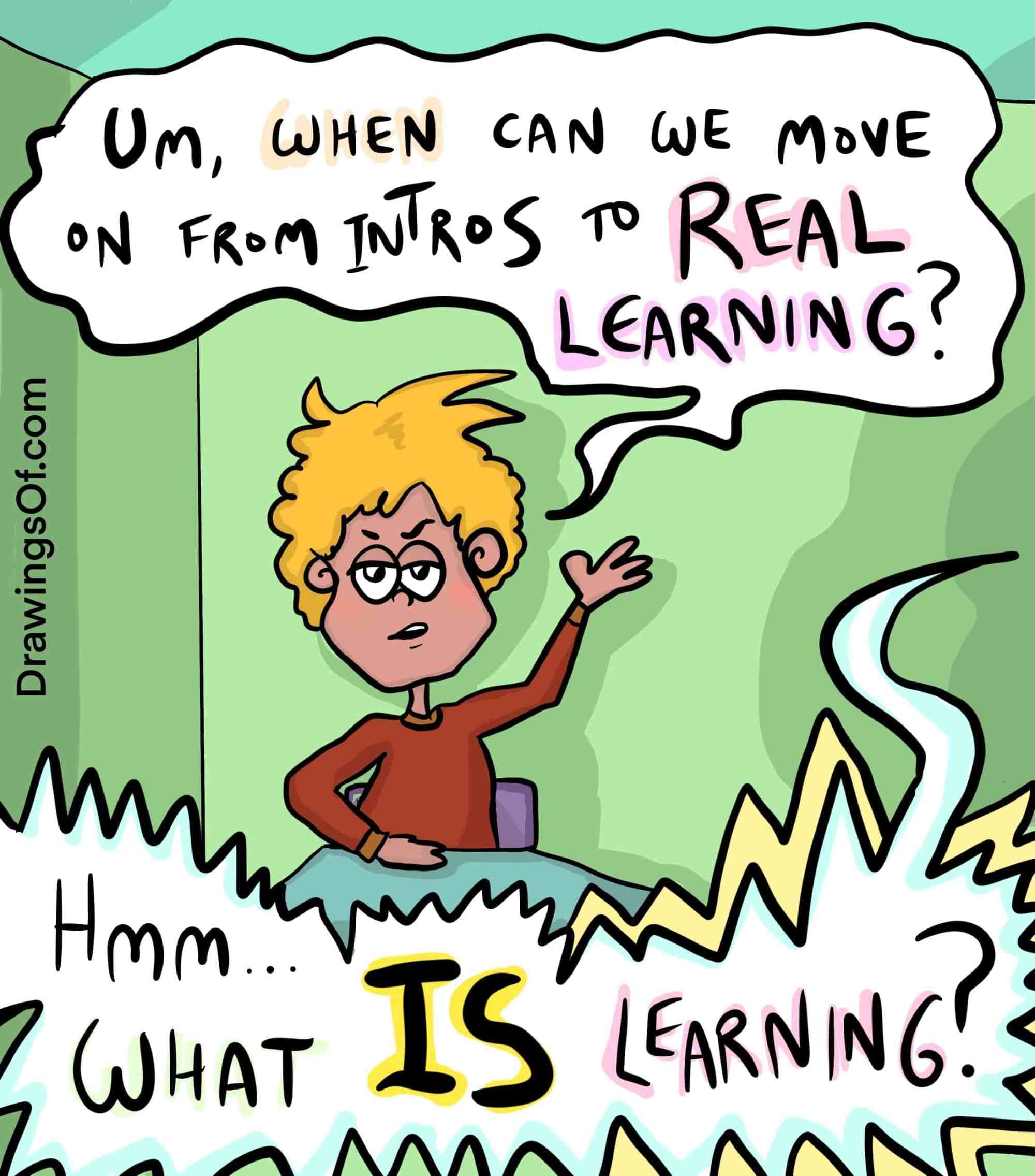 Why Is School Important? What is "Real Learning?" - Drawings Of...