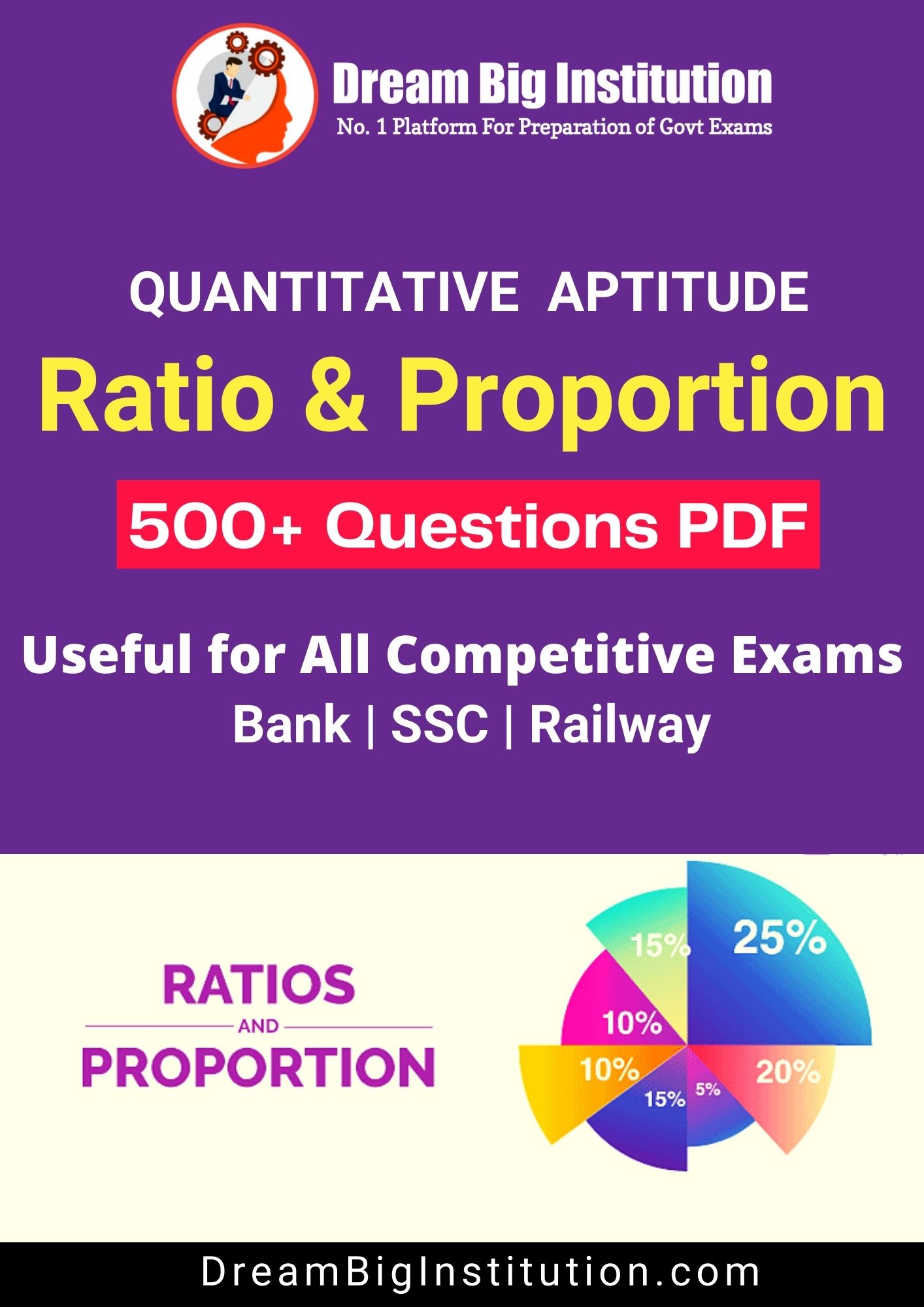500+ Ratio and Proportion Question PDF for Competitive exams