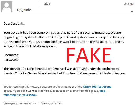 Email Scam