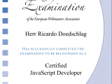 Certified Javascript Developer Ricardos Website