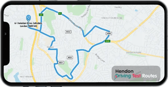 Hendon Driving Test Routes - DRIVING TEST ROUTES UK