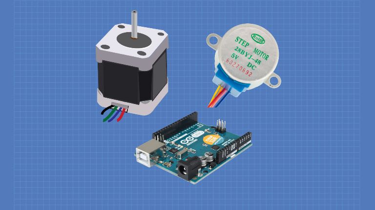 Stepper Motors with Arduino - Bipolar & Unipolar