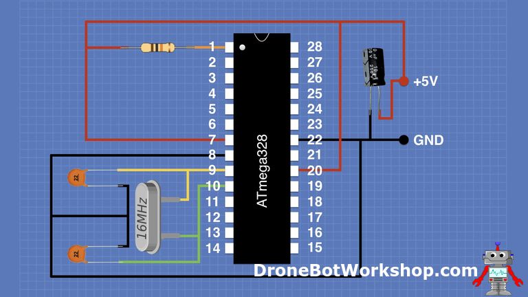 From Arduino to ATmega328 | DroneBot Workshop