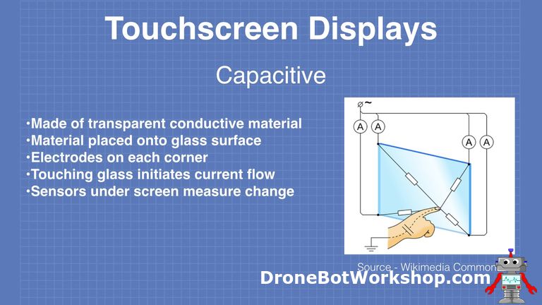 Touchscreen Display With Arduino Dronebot Workshop
