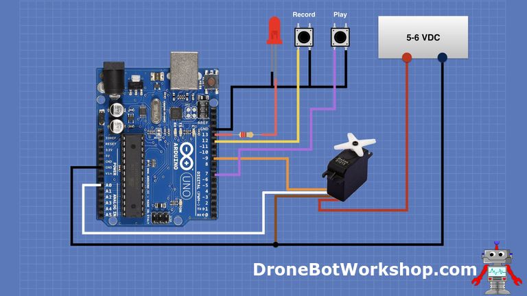 Analog Feedback Servo Motor | DroneBot Workshop