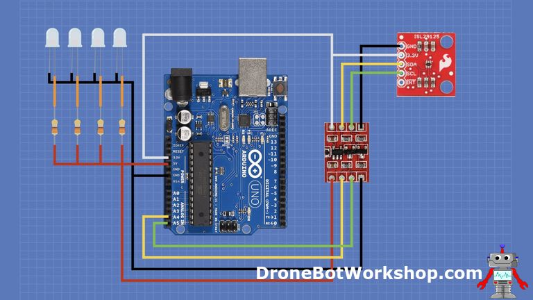 Arduino Color Sensing - TCS230 & ISL29125