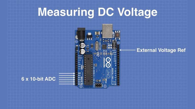 Measure DC Voltage and Current with an Arduino