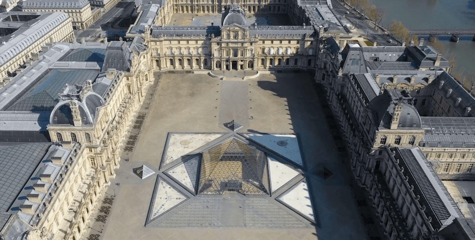 Drone video shows shockingly desolate scenes of Paris