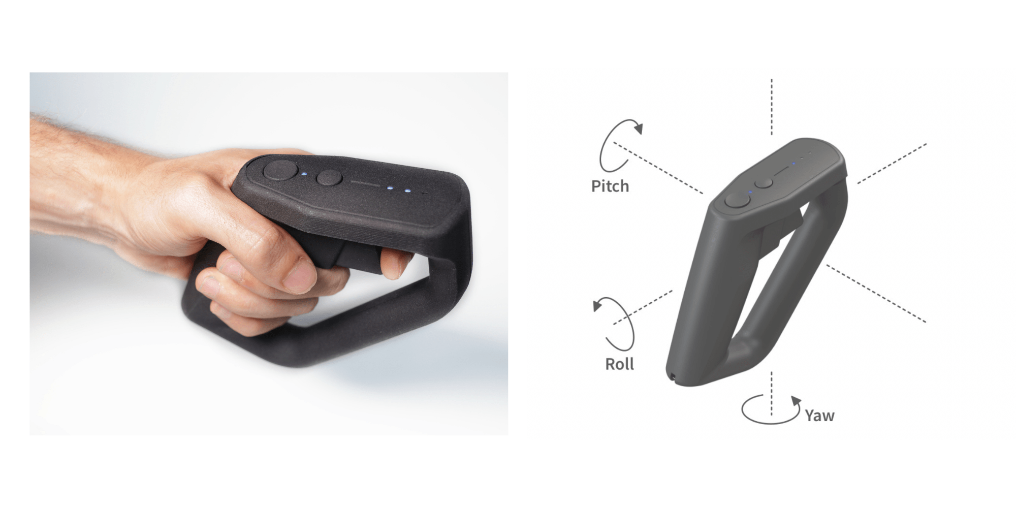 Swiss startup designs intuitive, single-handed FPV drone controller