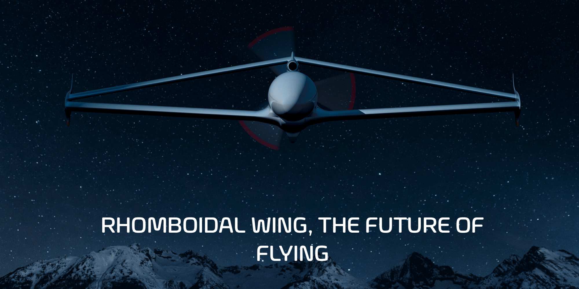 Check out this "rhomboidal" drone wing design