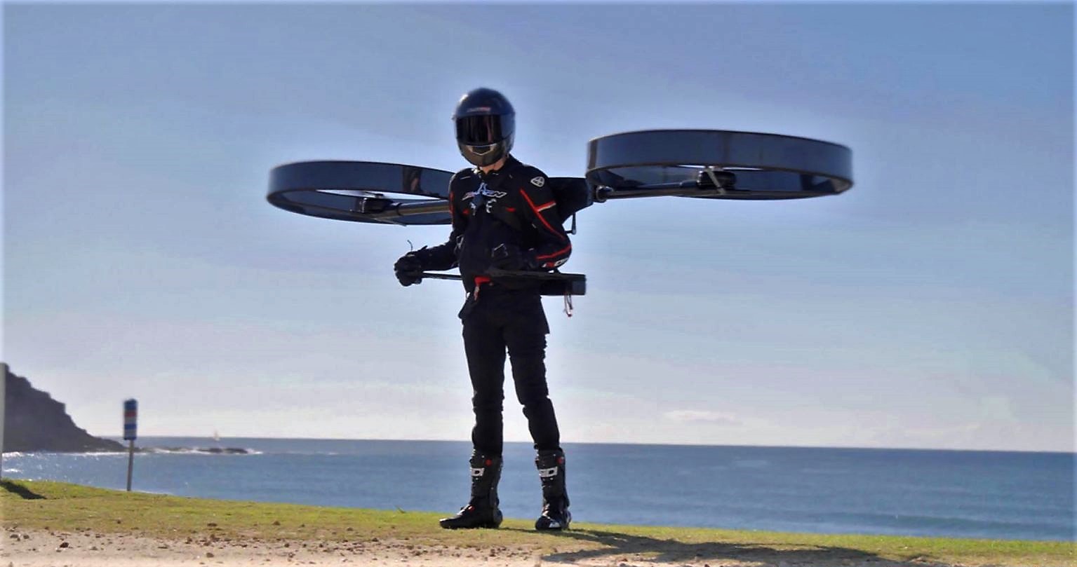 Manned drone, backpack helicopter, electric jetpack? What is CopterPack?