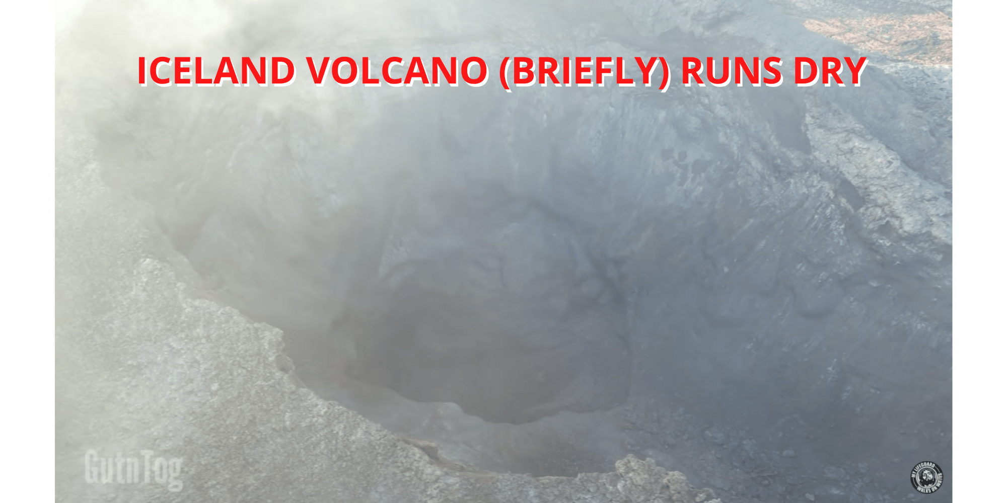 New drone videos show Iceland volcano with NO lava - DroneDJ