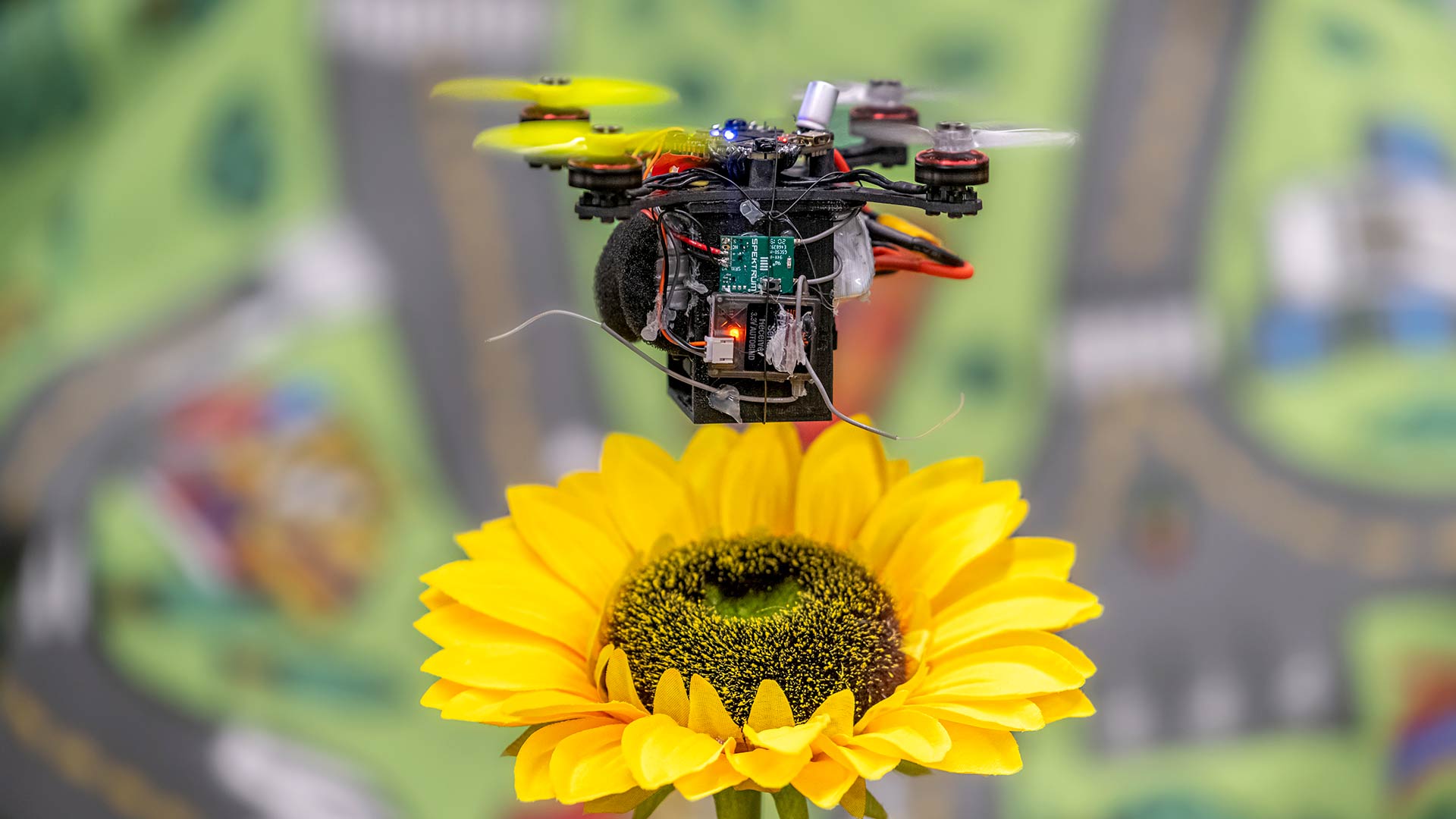 Tiny drone pollinates crops artificially to help tired bees - DroneDJ