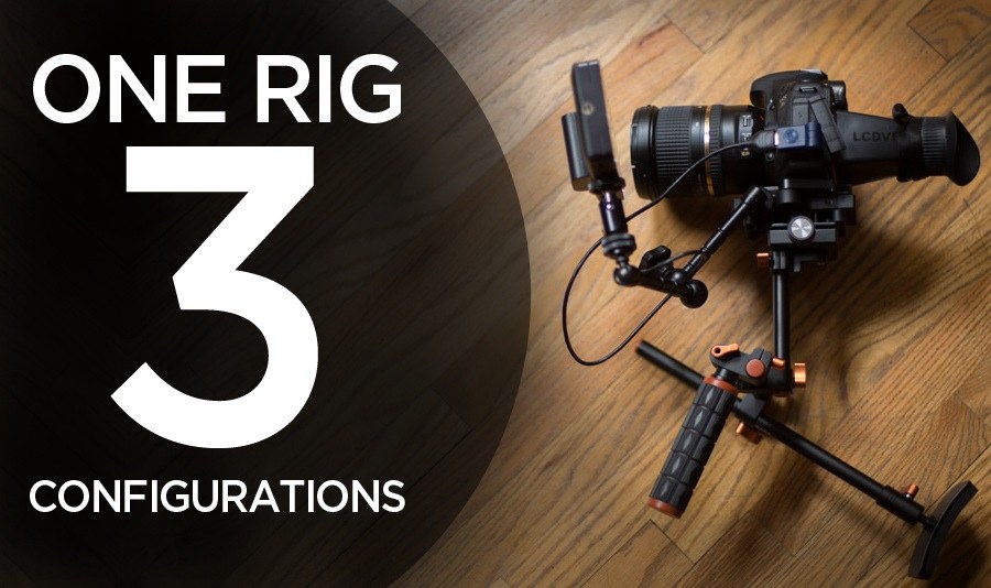 Wednesday Rigging: 3 Configurations with 1 DSLR Shoulder Rig