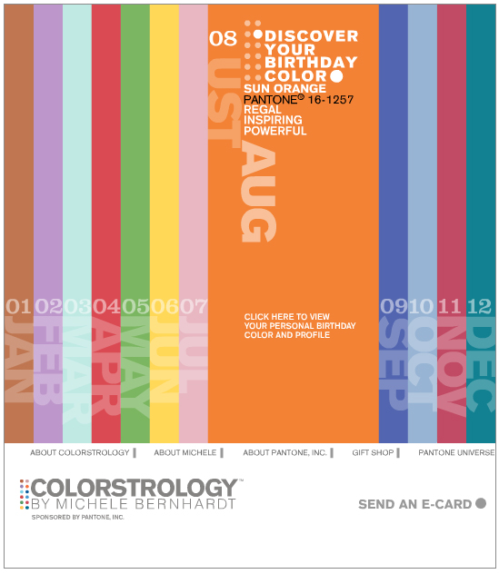 pantone + colorstrology | dtangled