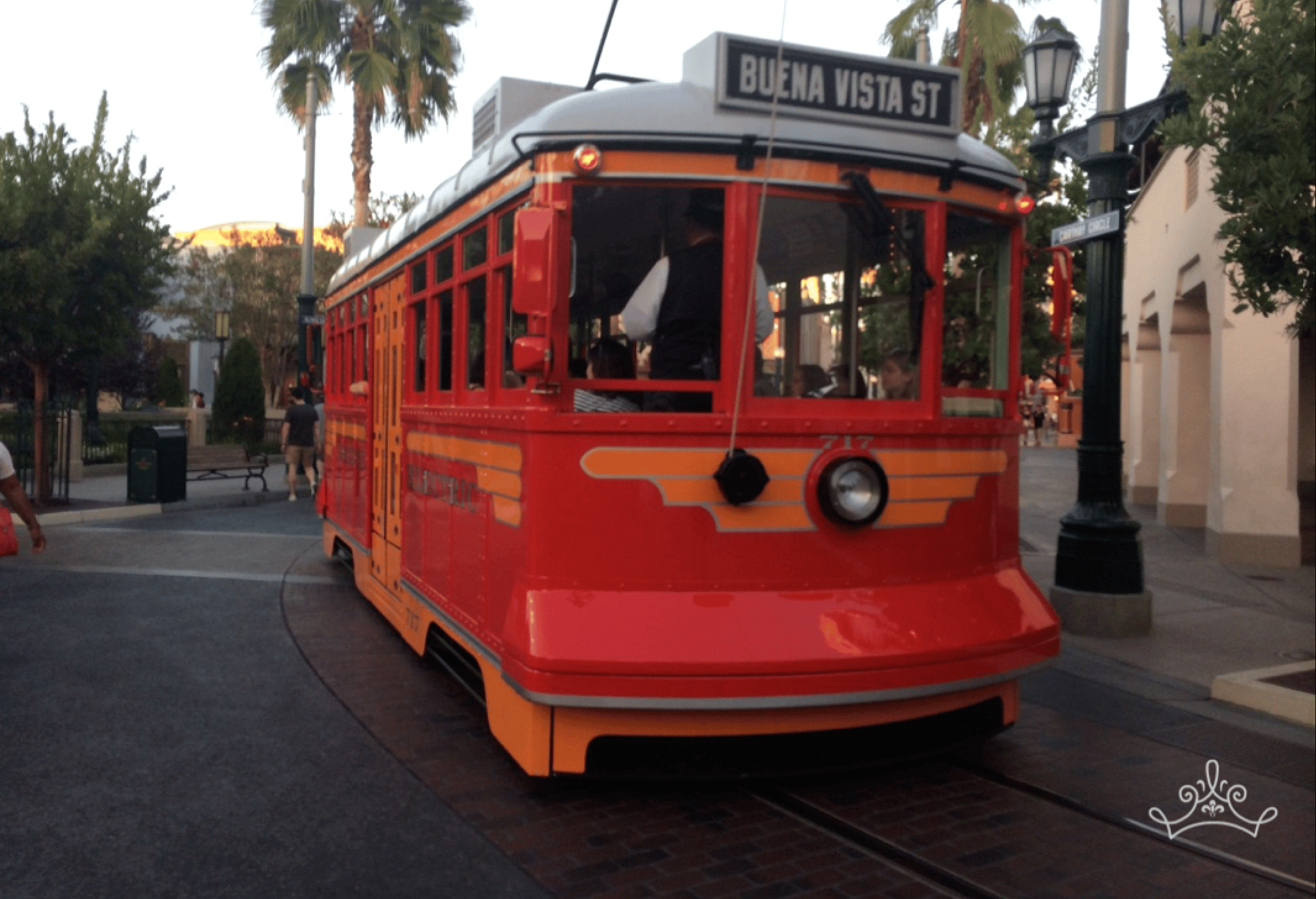 Red Car Trolley in California Adventure's Buena Vista Street