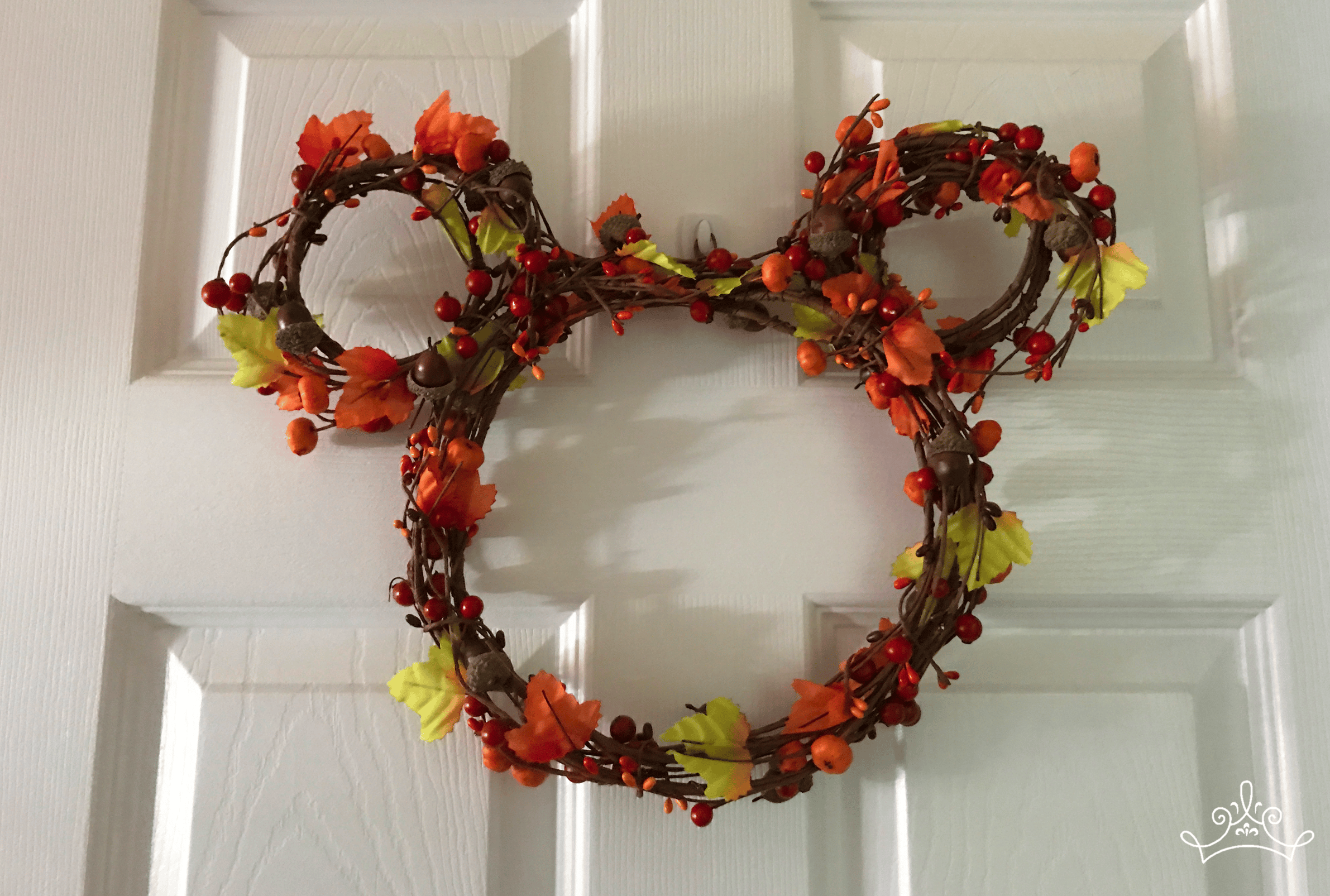 Fall Mickey Wreath - Duchess of Disneyland