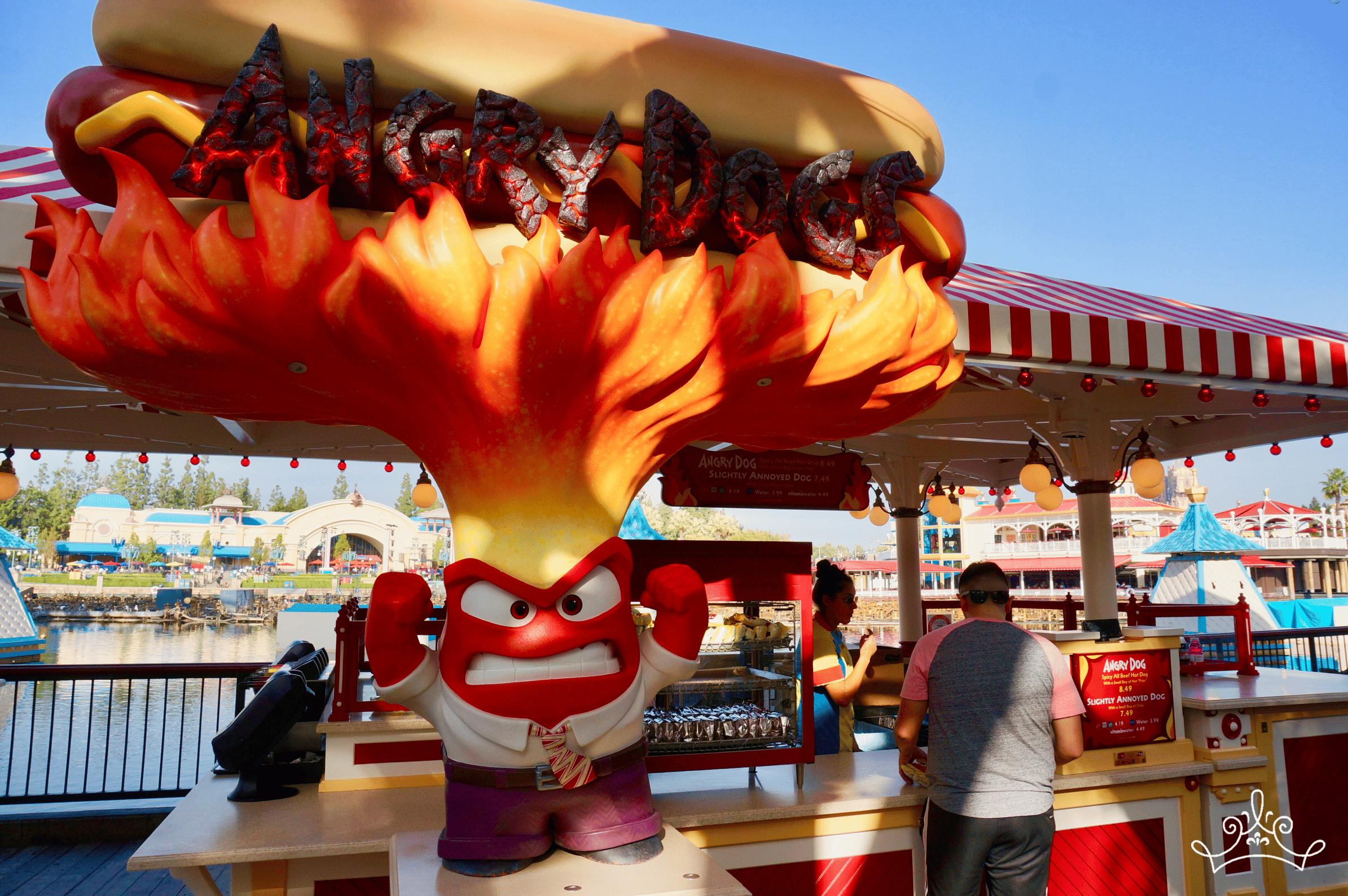 Angry Dogs in California Adventure's Pixar Pier - Duchess of Disneyland