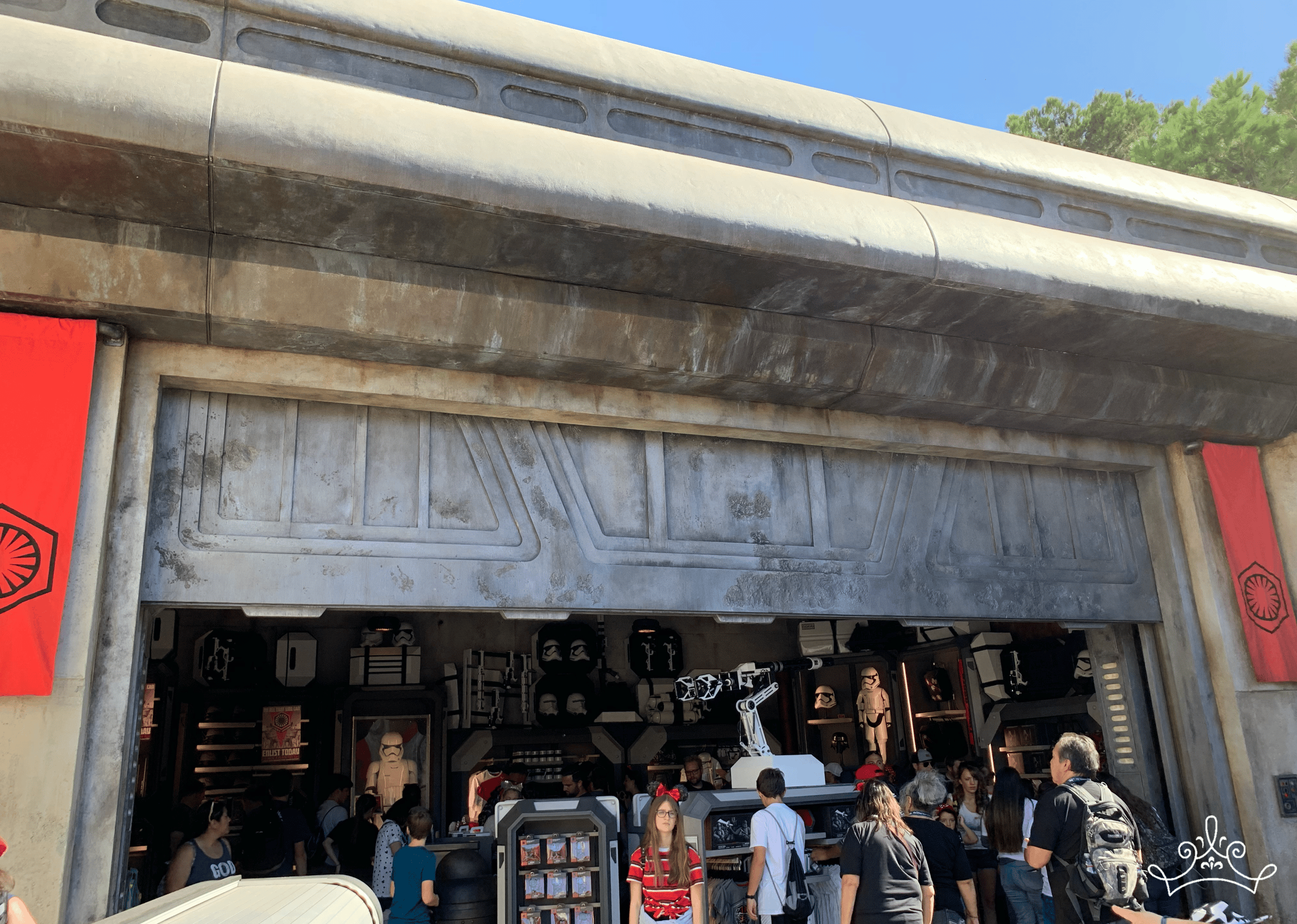 First Order Cargo in Disneyland's Star Wars: Galaxy's Edge