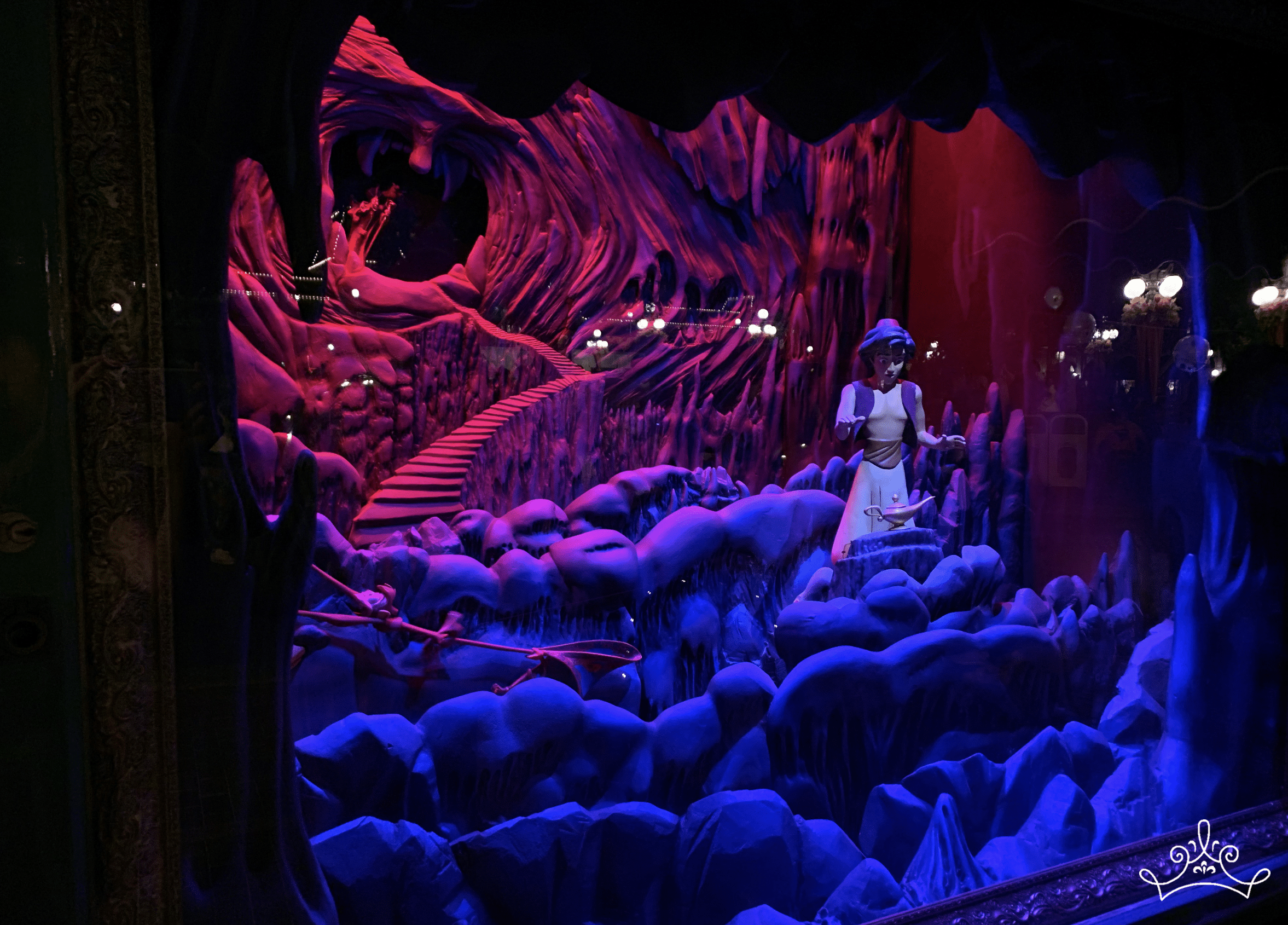 The Windows of Enchantment on Disneyland's Main Street USA