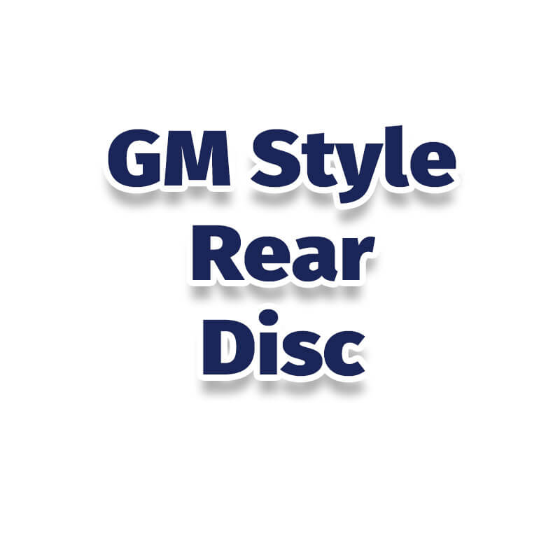 GM Style Rear Disc Brakes | James Duff Inc.