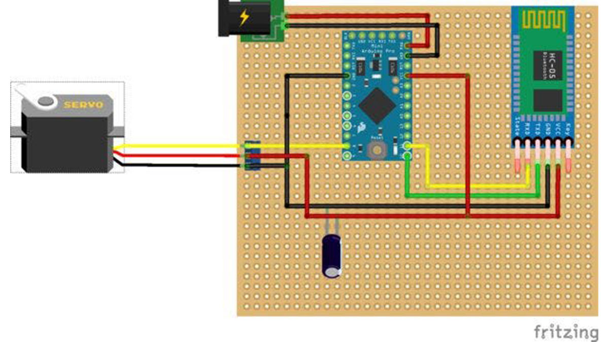Wireless Door Lock Circuit Diagram - Circuit Diagram