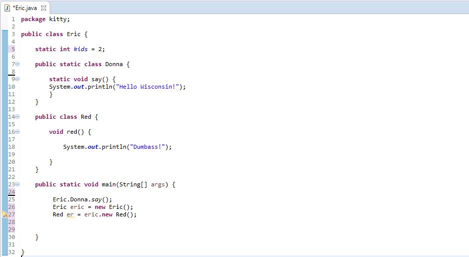Understanding Static Class In Java Java Nested Class Dumb It Dude