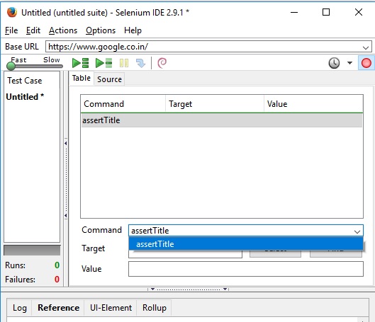 Selenium Ide Commands Selenese Commands Dumb It Dude 9211