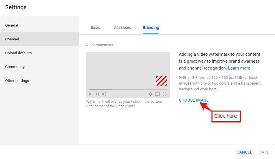How to Add a Branding Watermark Logo on your Youtube Channel