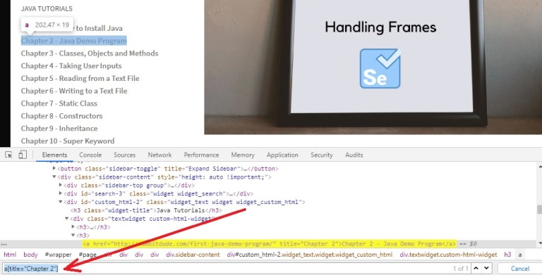 How To Find Web Elements Using Css Selectors Dumb It Dude