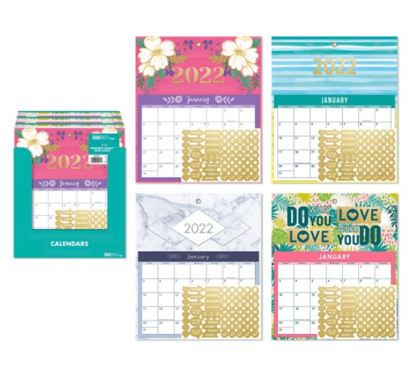 CALENDARIOS COLGANTES CON STICKERS - Dumé Papelería