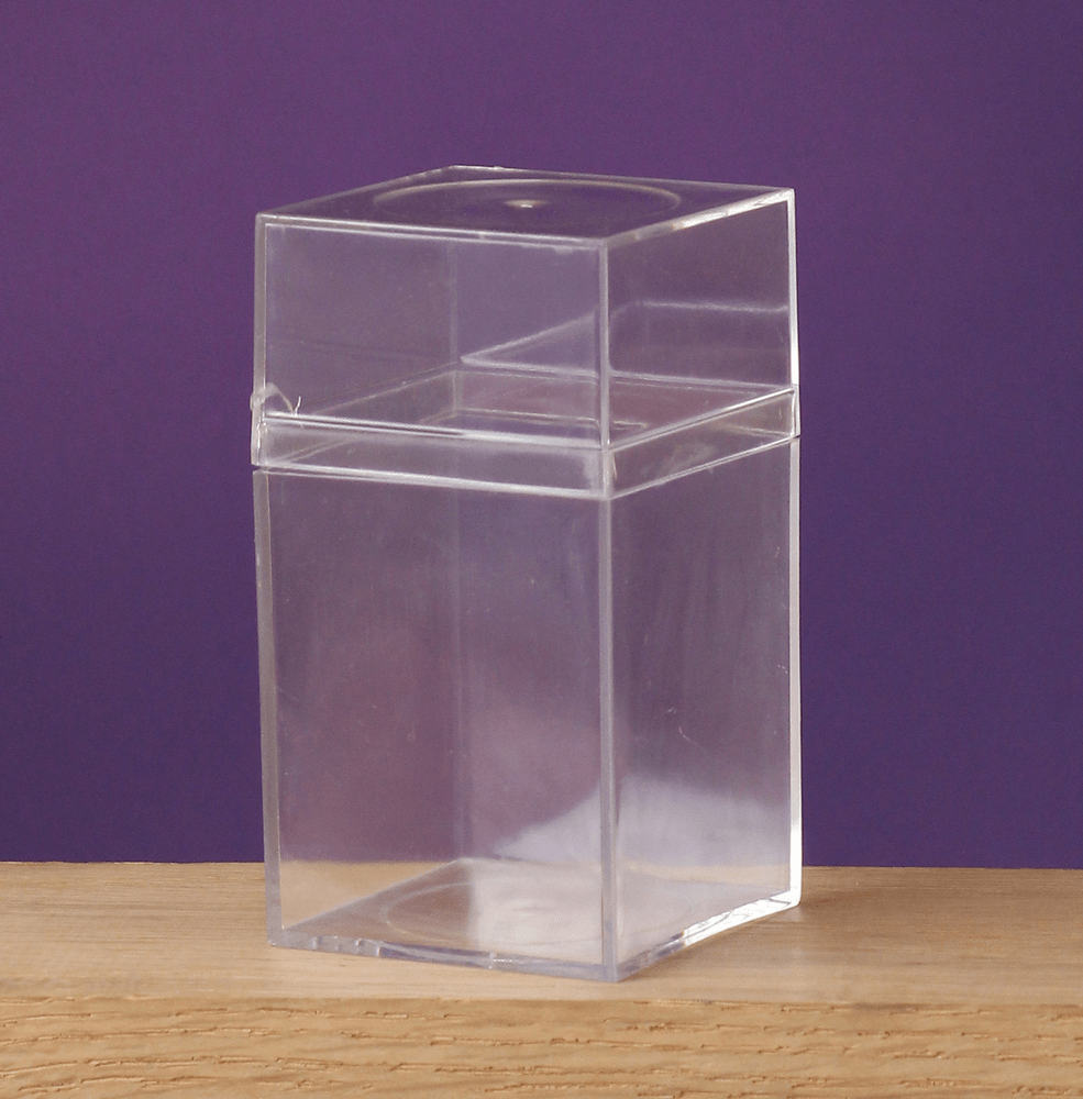 CAJA RECTANGULAR TRANSPARENTE - Dumé Papelería