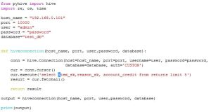 Step by Step Guide Connecting HiveServer2 using Python Pyhive - DWgeek.com