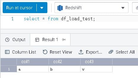 How to Export Spark DataFrame to Redshift Table - DWgeek.com