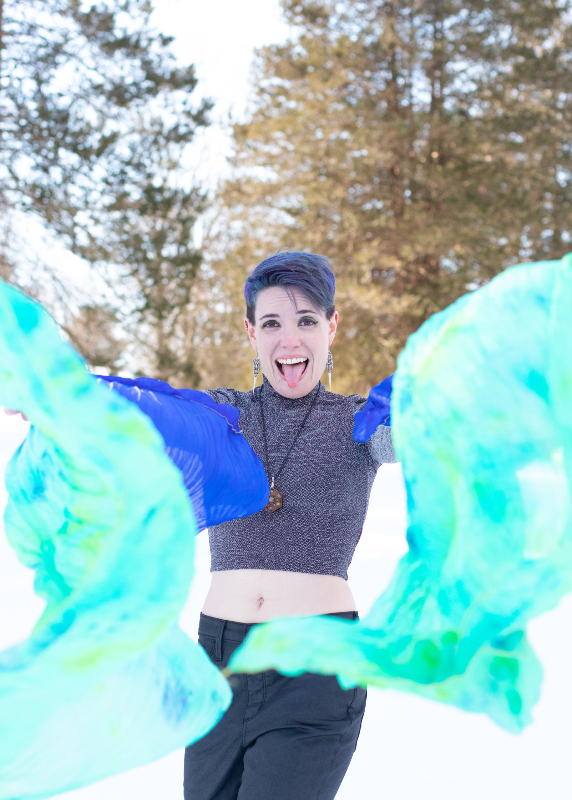 Winter Photo Shoot at Trexler Park in Allentown, PA - Dylan in the Details