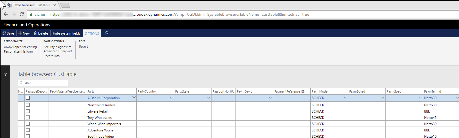 Cool Tool – Chrome Table browser for Dynamics 365 FOEE – Microsoft ...
