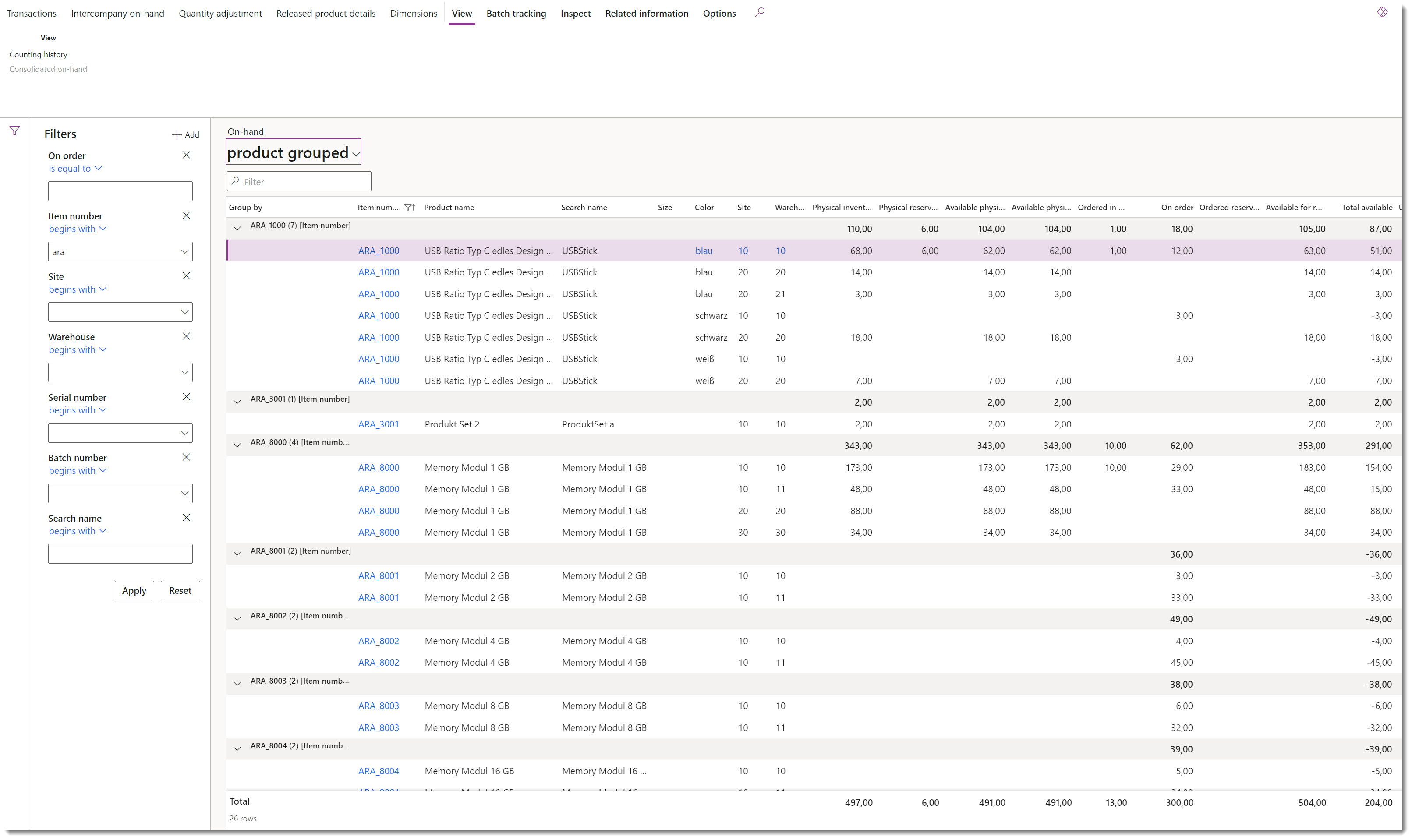 Using Extended Grid capabilities – Microsoft Dynamics 365 for Finance ...