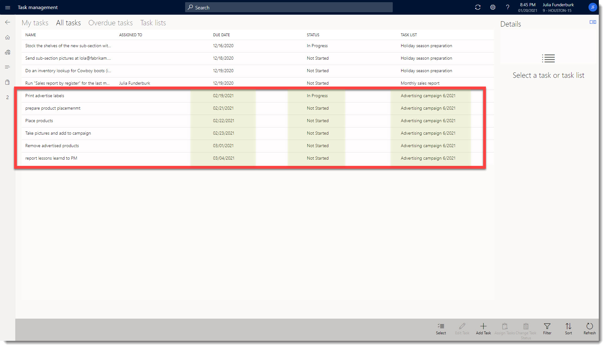 Retail Task management – make it easy – Microsoft Dynamics 365 for ...