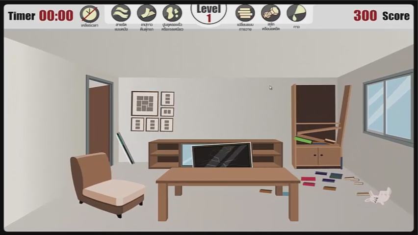 2D Flash game Earth Quake | Dynamicwork.co.,ltd