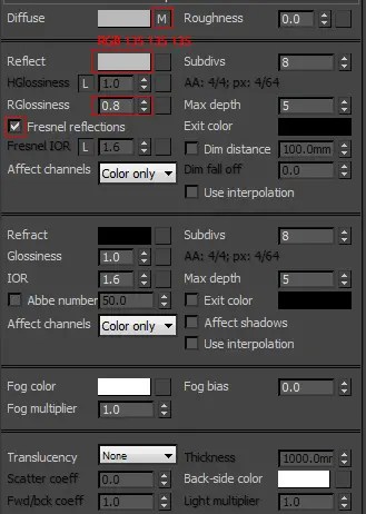 VrayMtl setting Tutorial | Dynamicwork.co.,ltd