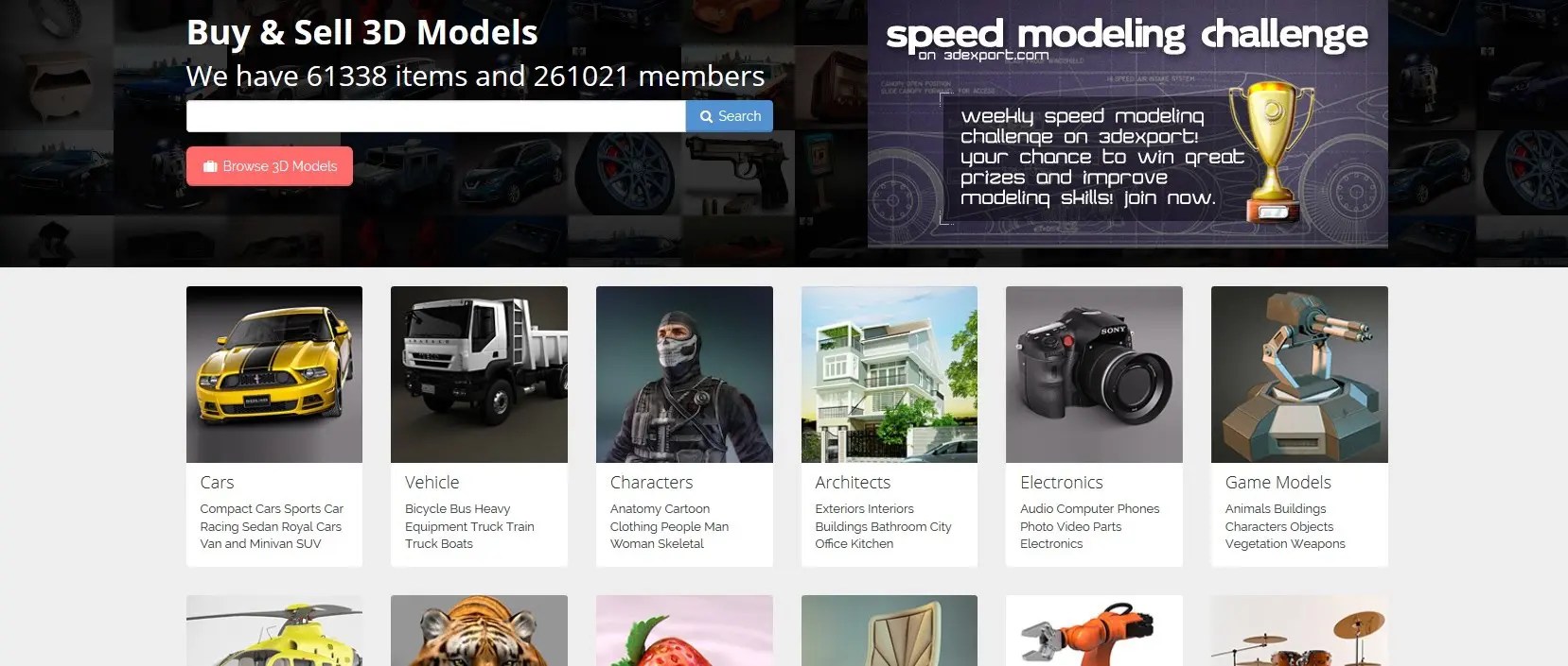 9 สุดยอดเว็บไซต์สำหรับขาย 3D Models ที่คนทำกราฟฟิกไม่ควรพลาด ...