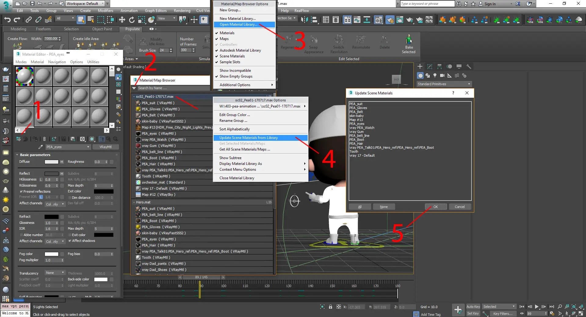 Update material ใน 3ds max ทีเดียวทั้ง Scene | Dynamicwork.co.,ltd