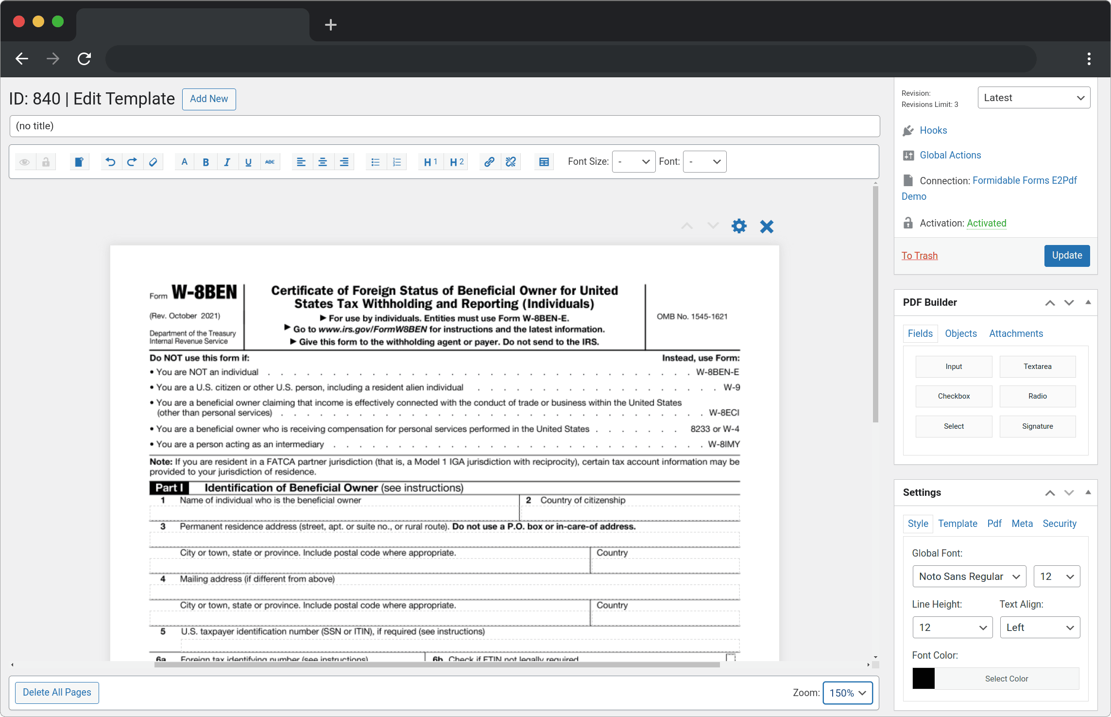 E2pdf Export Pdf Tool For Wordpress