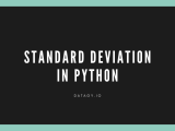 Python Standard Deviation Tutorial Explanation Examples Datagy