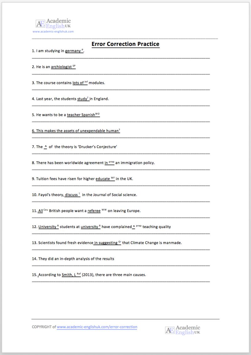 Error Correction Eap Teaching Resources - Ocean Picture Collection - HD Quality