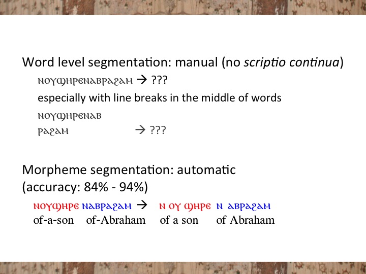 Shenoute – Introduction to Digital Humanities