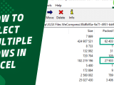 How To Select Multiple Rows In Excel Templates Sample Printables