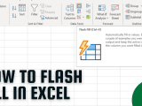 How To Flash Fill In Excel Earn Excel