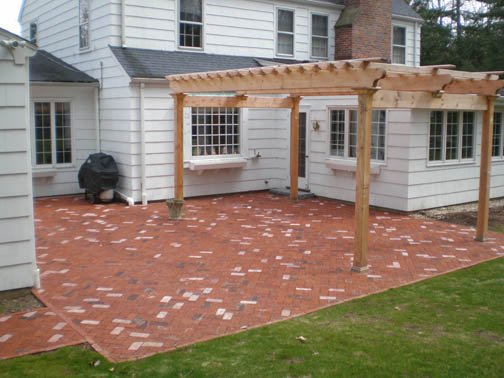 Brick Patio & Pergola | Earth Landscape's Weblog